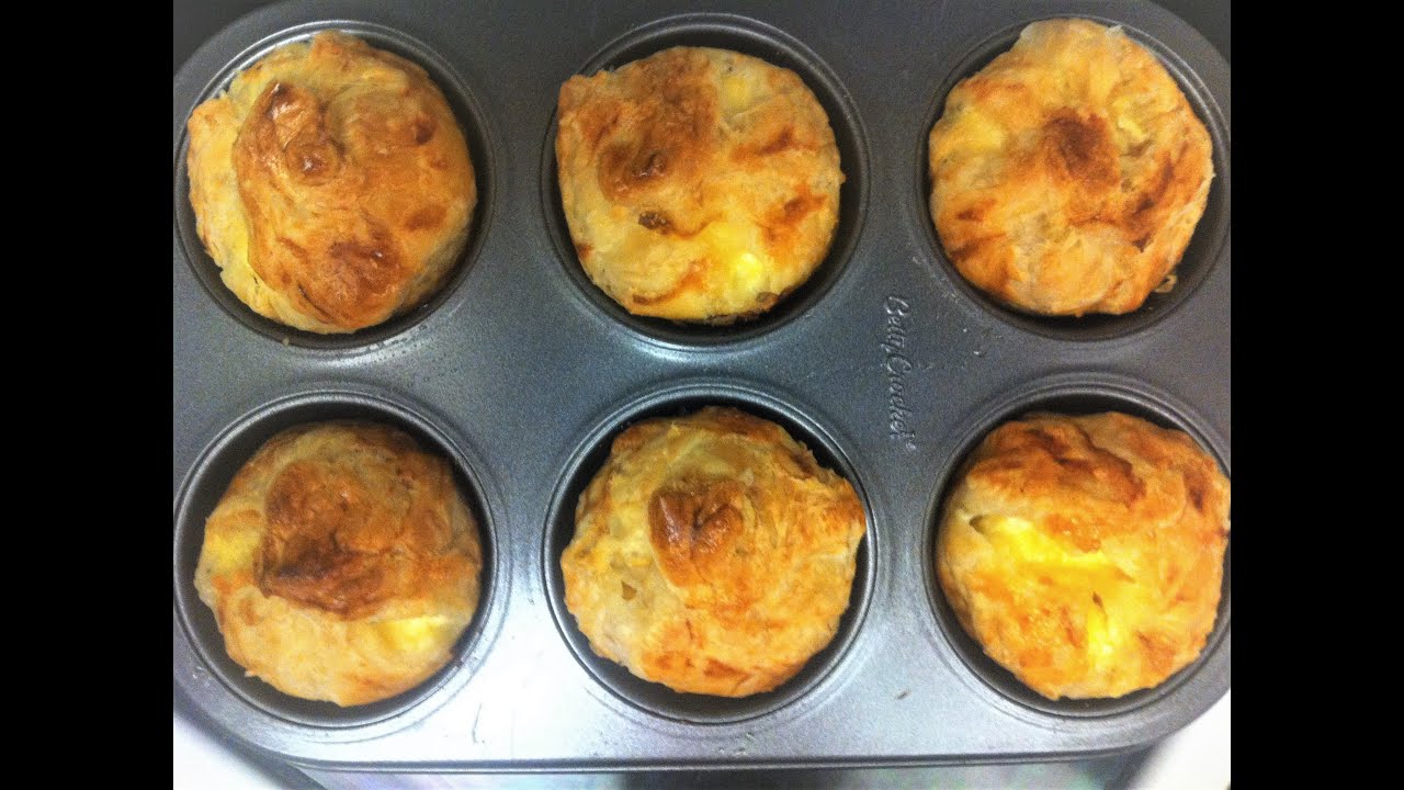 ALL CHEESE Puff Pastry Muffins easy to make - YouTube