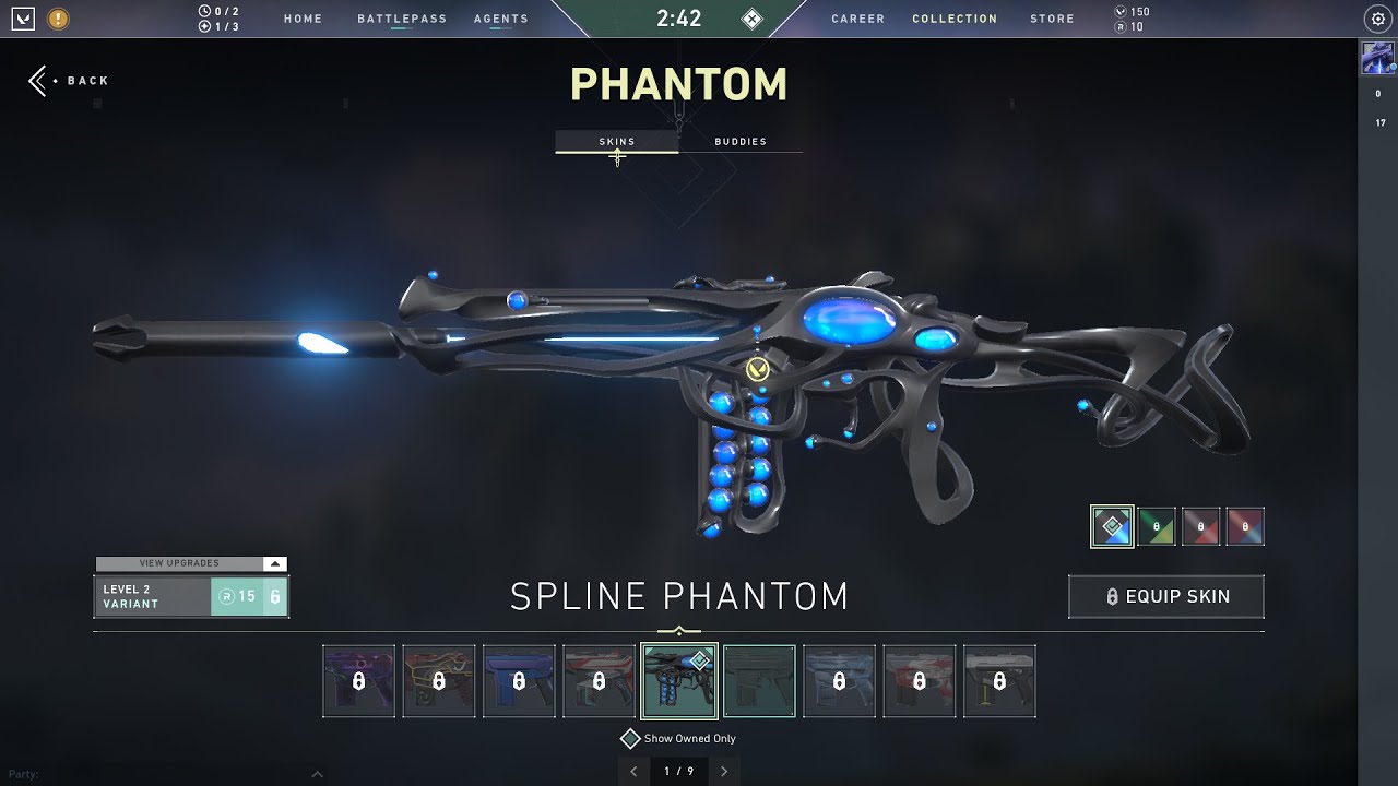 *NEW* Spline Phantom gun skin in Valorant - YouTube