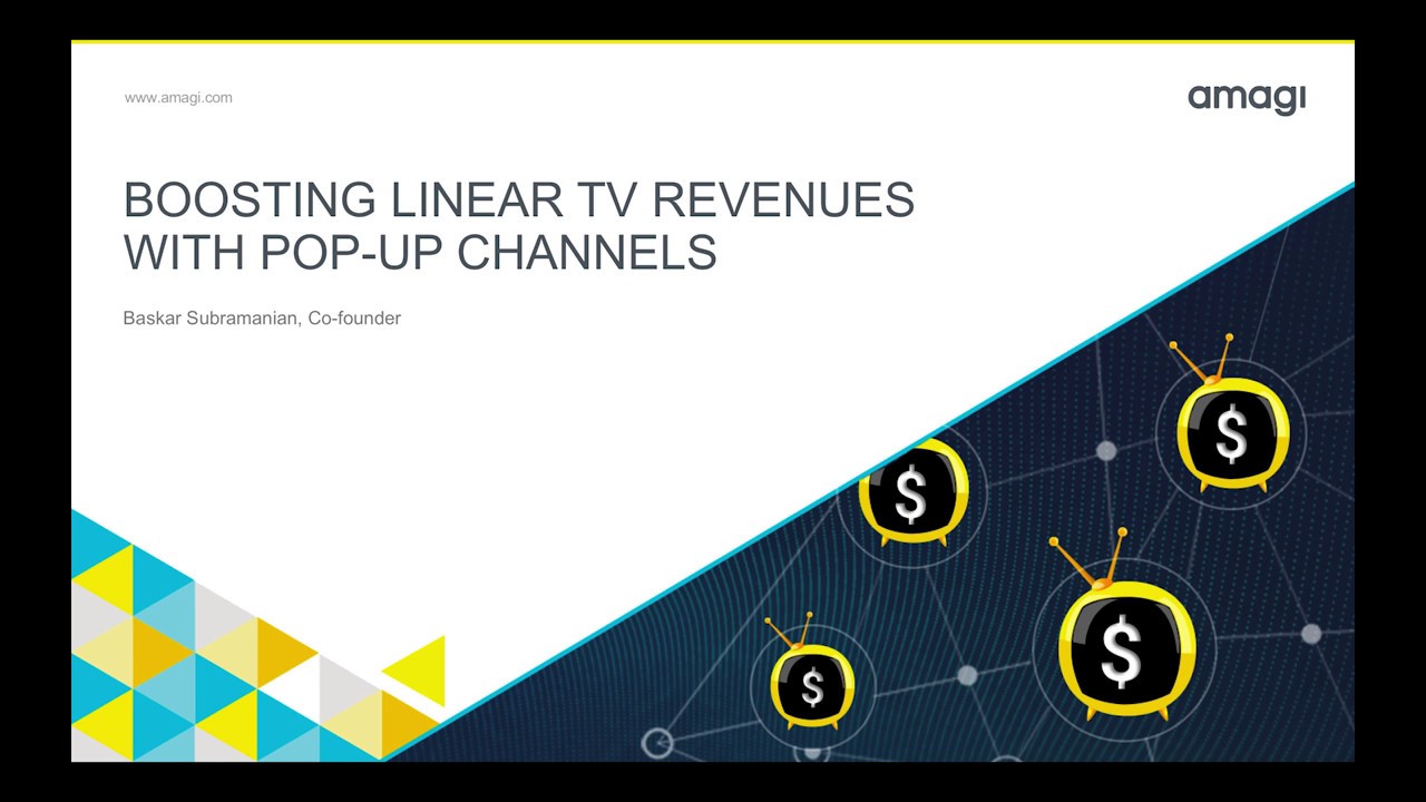 Boosting linear TV revenues with pop up channels - YouTube