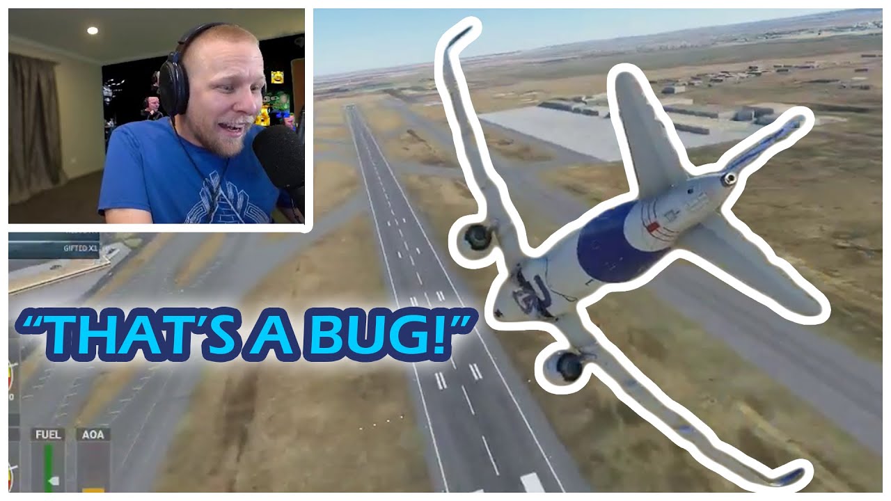 FUNNY TWITCH STREAMER FAILS AND CRASHES IN FLIGHT SIMULATOR 2020 ...