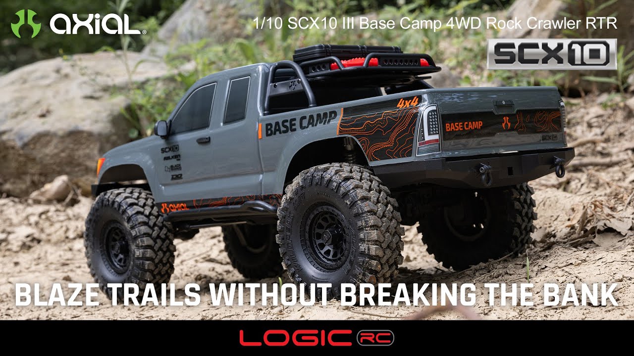 Axial 1/10 SCX10 III Base Camp 4WD Rock Crawler RTR - YouTube