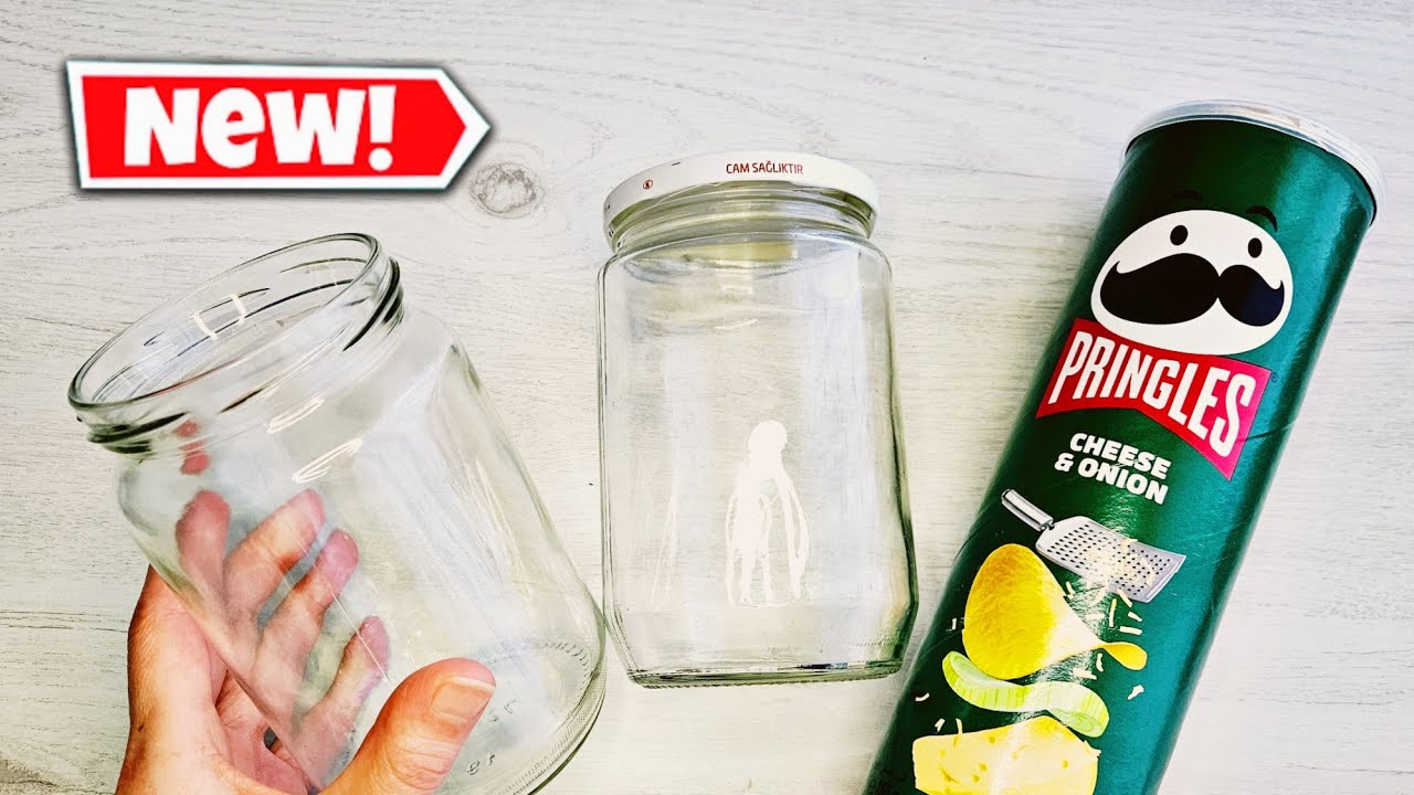 Don't throw away Pringles cans and glass jars! It is very easy to add ...