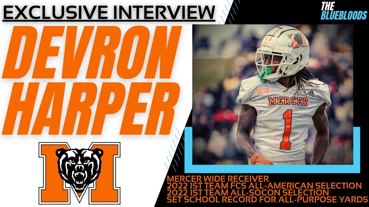 Devron Harper (Mercer WR) Interview | The Bluebloods - YouTube