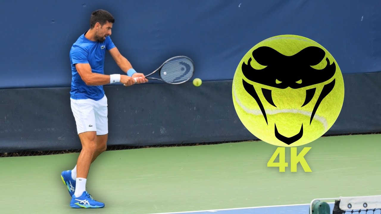 Novak Djokovic MASTERING Backhands | Slow Motion Tennis Training 4K ...