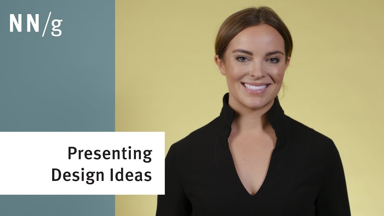 How to Present UX Design Ideas - YouTube