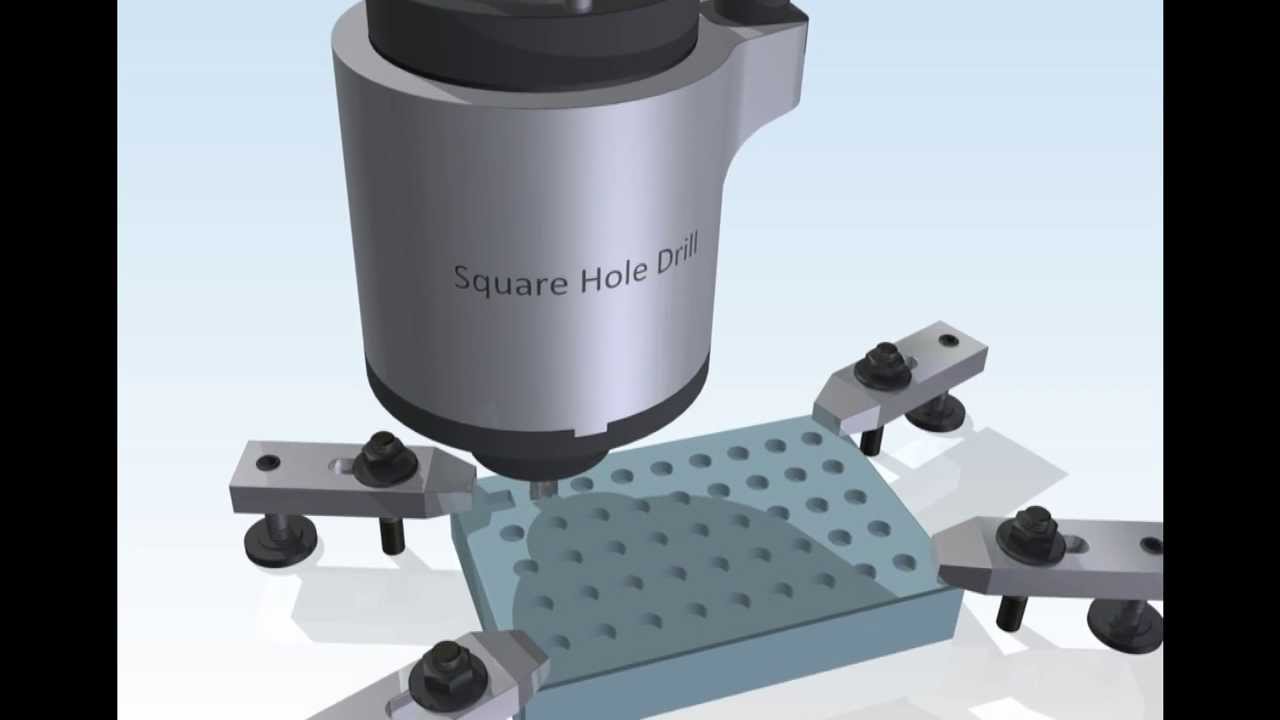 Square Hole Drill [HD] - YouTube