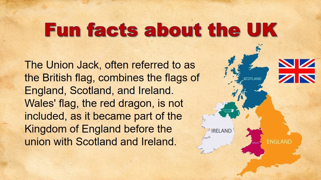 Learn easy English through stories - Fun facts about the UK - Level 1 ...