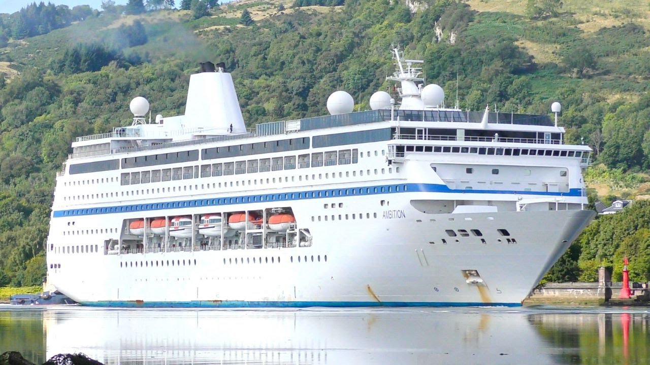MS Ambition arrives in Glasgow, Scotland - YouTube
