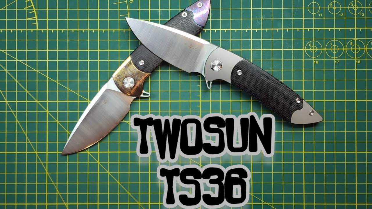 TWOSUN TS36 TITANIUM BLACK MICARTA D2, 2nd piece purchased, let see if ...