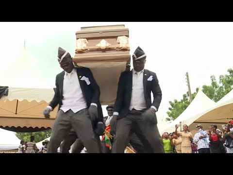 Funeral Dancing Coffin Guys Meme Dancing Pallbearers - YouTube
