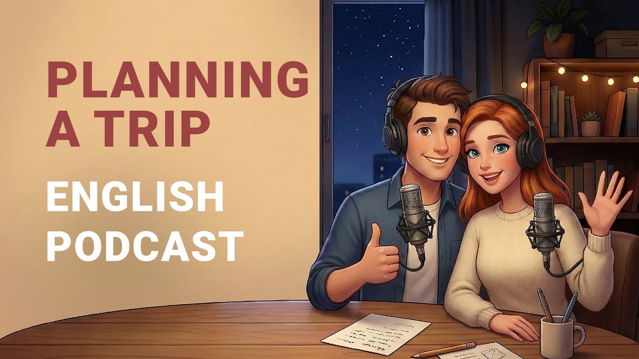 English podcast for learning | Planning a Trip | English Listening ...