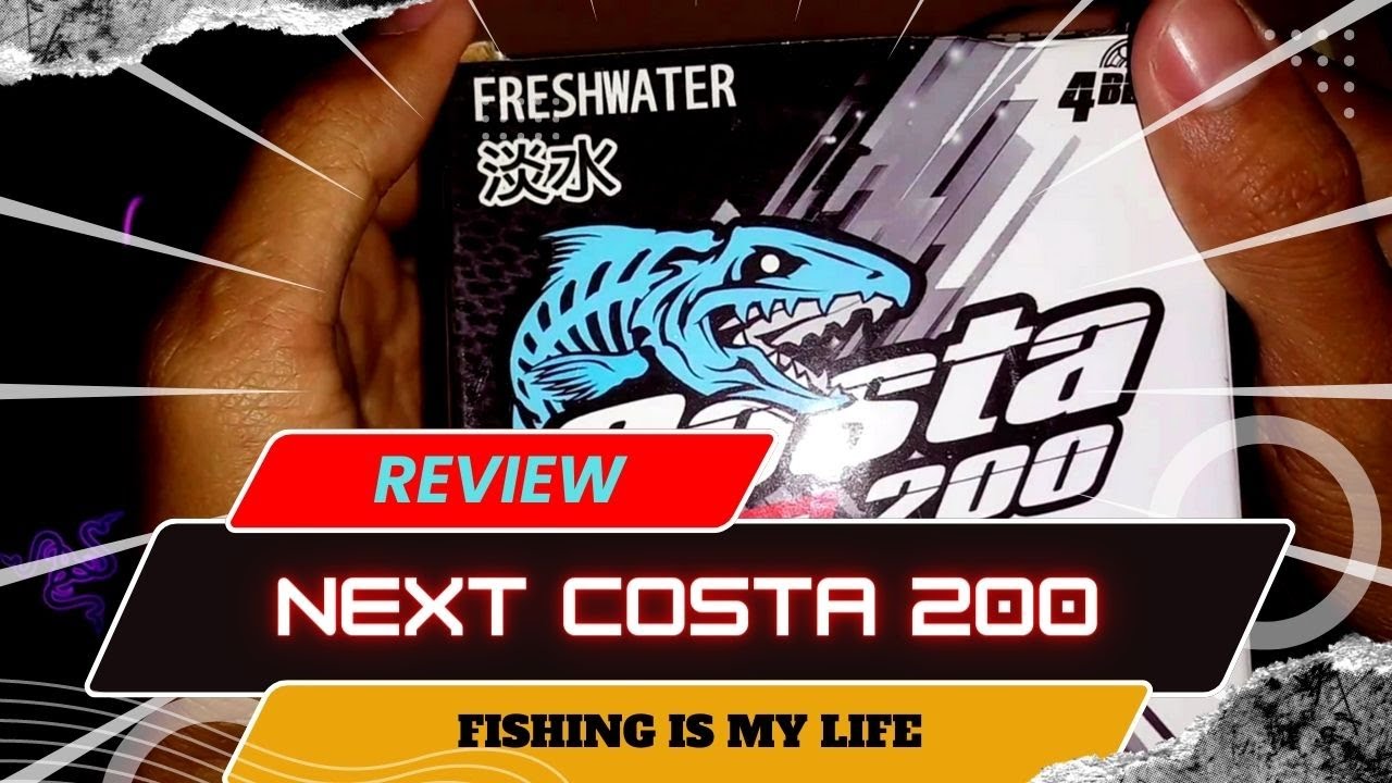 REVIEW REEL MURAH NEXT COSTA 200 | REEL 50 ribuan - YouTube