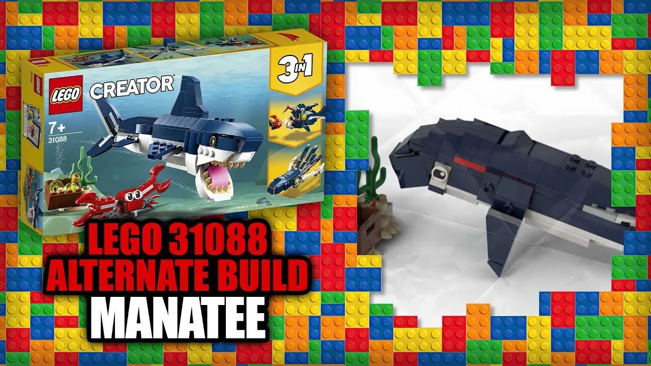 LEGO Creator 31088 Alternate Build - MANATEE - YouTube
