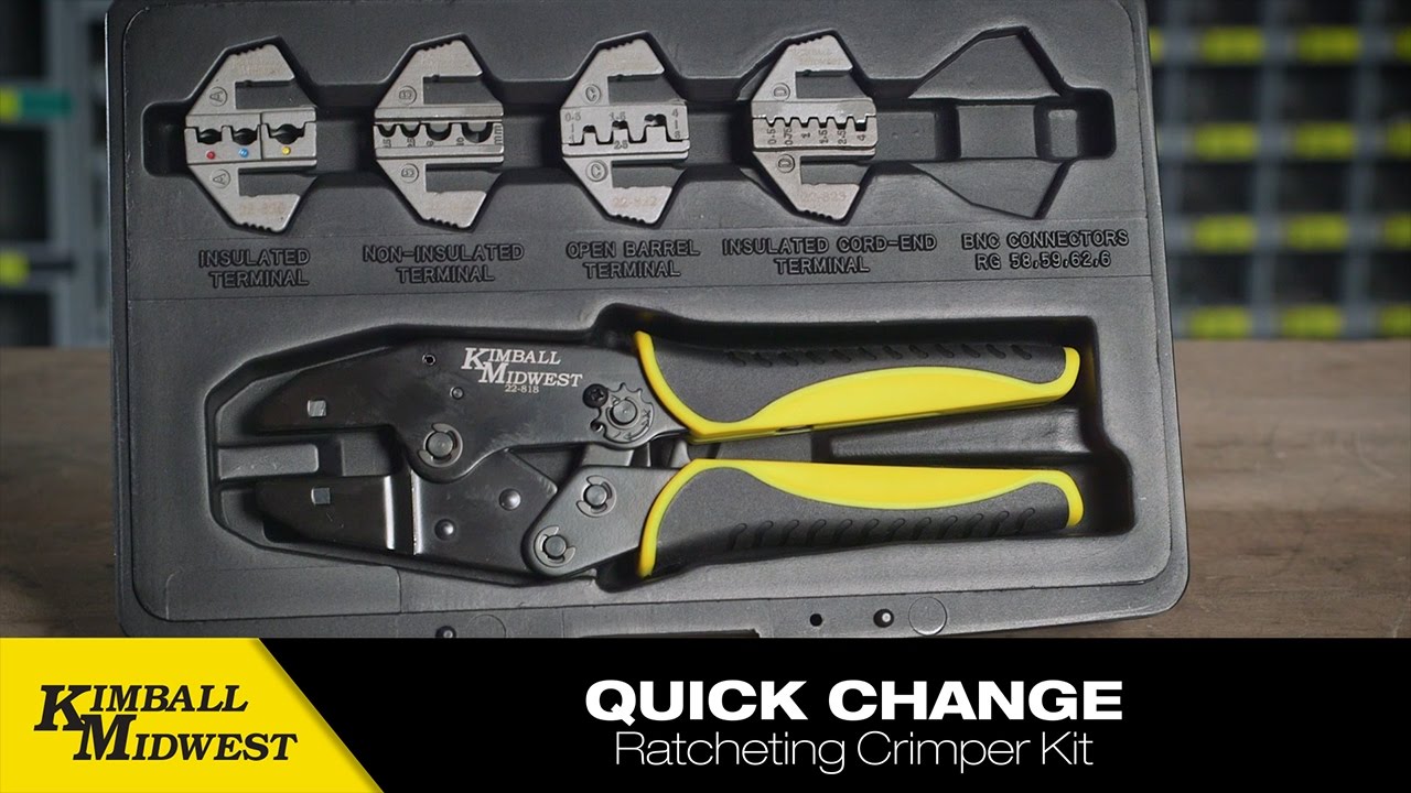 Quick Change Ratcheting Crimper - YouTube