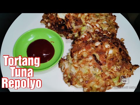 Tortang Tuna Recipe | Tuna Repolyo Omelet | Panlasang Pinoy | Putahing ...