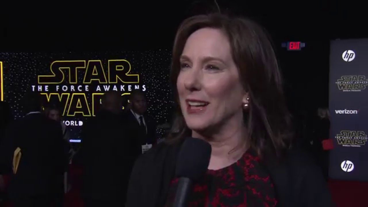 Star Wars - The Force Awakens: Producer Kathleen Kennedy Red Carpet ...