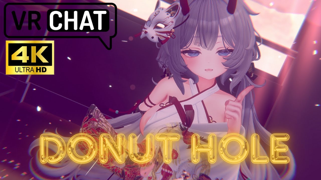 【VRchat MMD 4K】ドーナツホール 【愛莉（三峰式）】 - YouTube