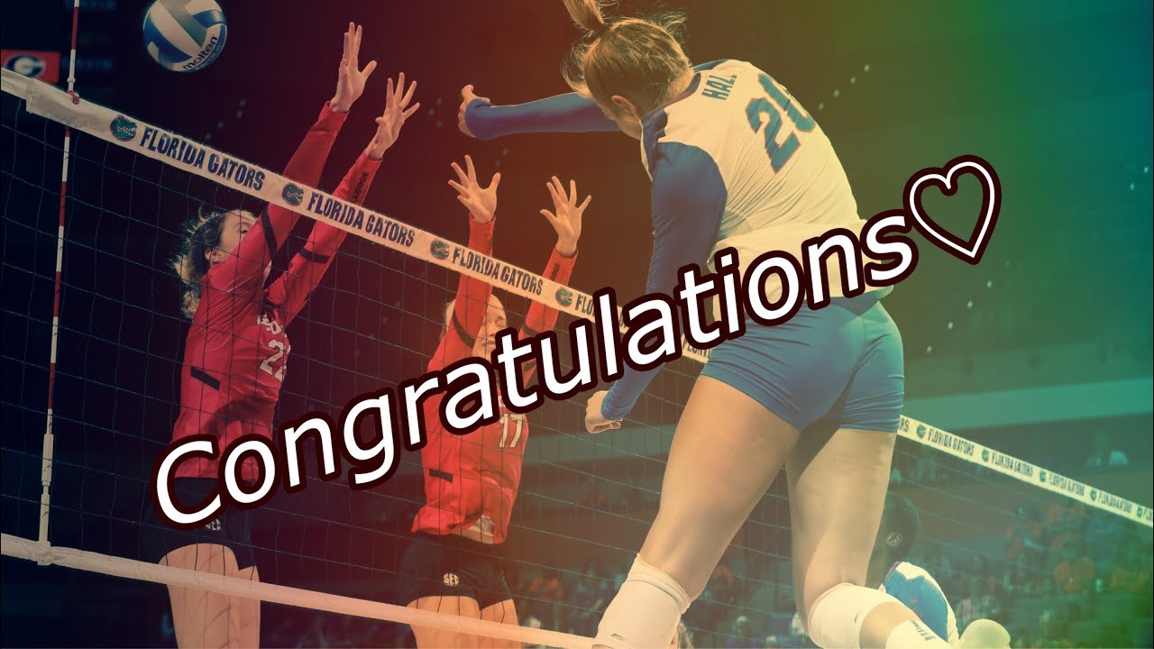 Volleyball Thayer Hall Congratulations ♡ - YouTube