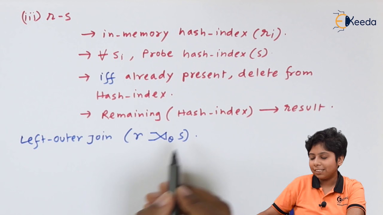 Set Operations - Query Processing and Optimization - Database ...