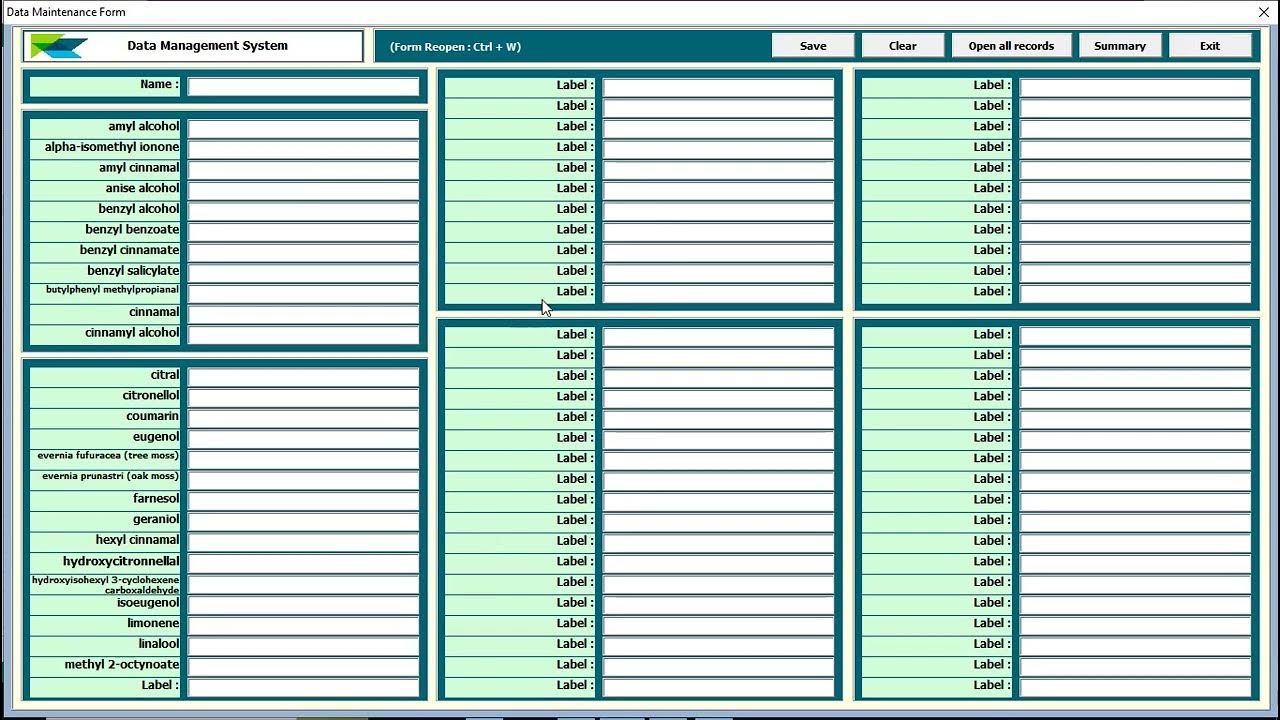 Creating data entry user forms and data storage in table - YouTube