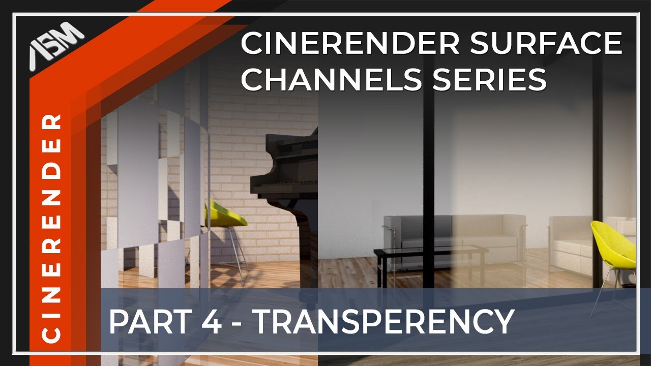 CineRender Surface Settings Series Part 4 Transparency Channel in ARCHICAD - YouTube