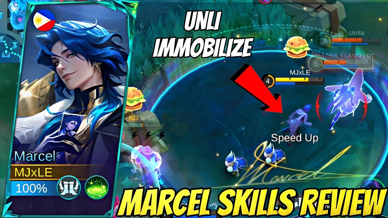 NEW Support Hero Marcel is INSANE! Unlimited Immobilize?! Full Gameplay ...