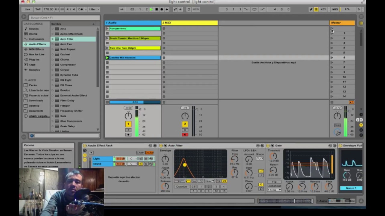 LED control with the Ableton Session View and Arduino - YouTube
