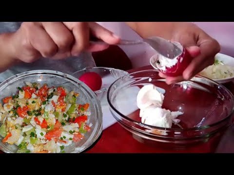 ITLOG NA PULA SA KAMATIS /salted eggs in tomato salad how to make ...