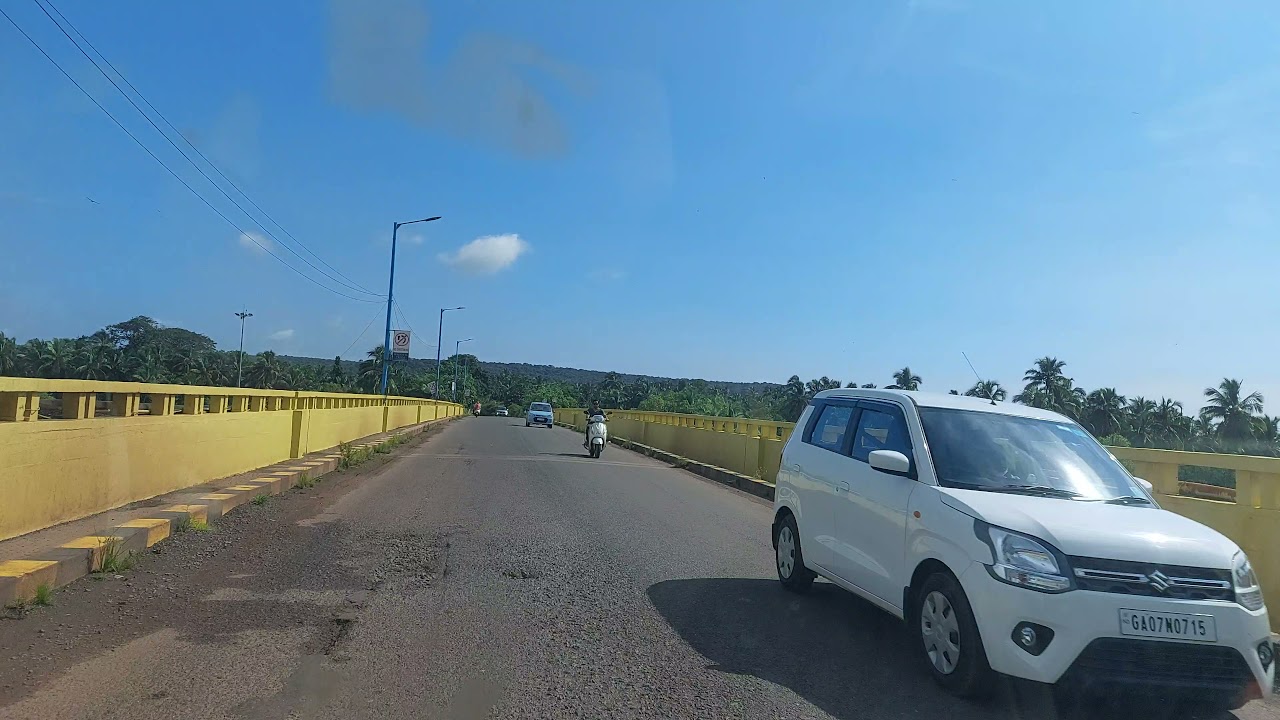 Siolim bridge Goa - YouTube