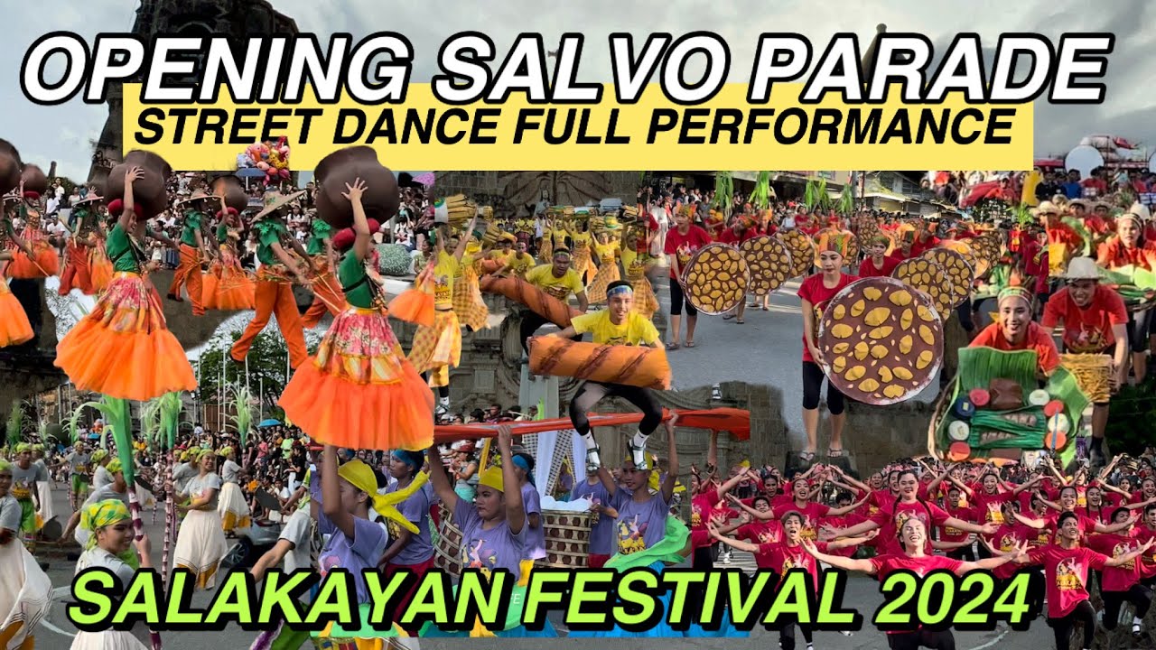 OPENING SALVO PARADE & STREET DANCE FULL PERFORMANCE SALAKAYAN FESTIVAL ...