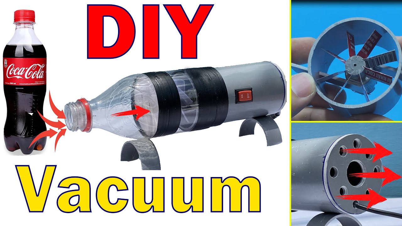 DIY a Vacuum from PVC Pipe and Coca | DIY and Handmade , How to make ...