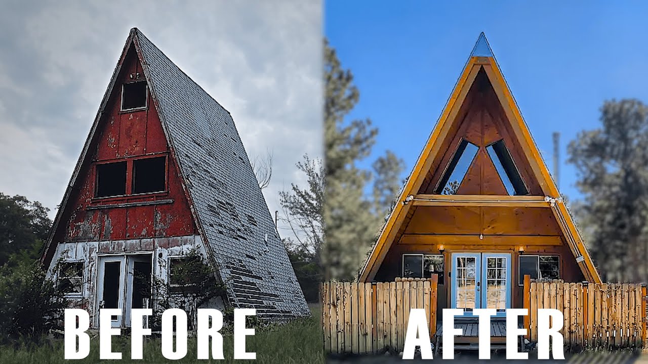Michael and His Family Acquired and Restored This Wonderful Old A-frame ...