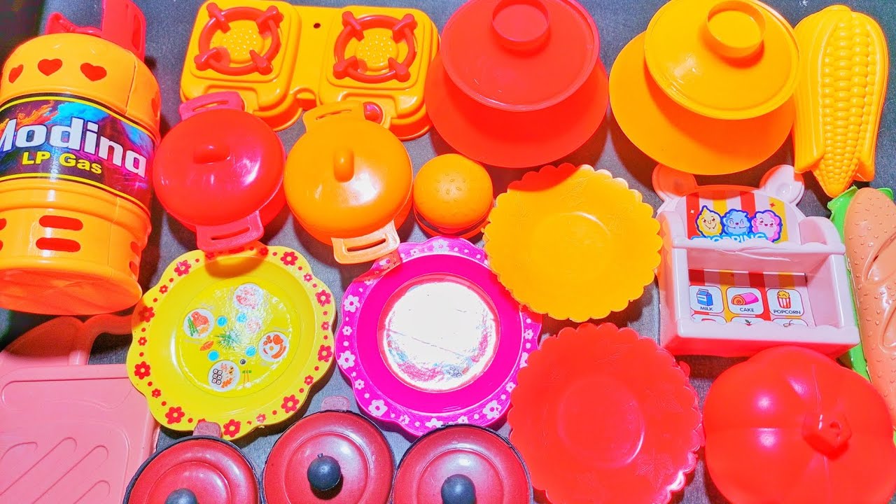 2:49 minutes satisfying unboxing with ASMR mini kitty kitchen set cute ...