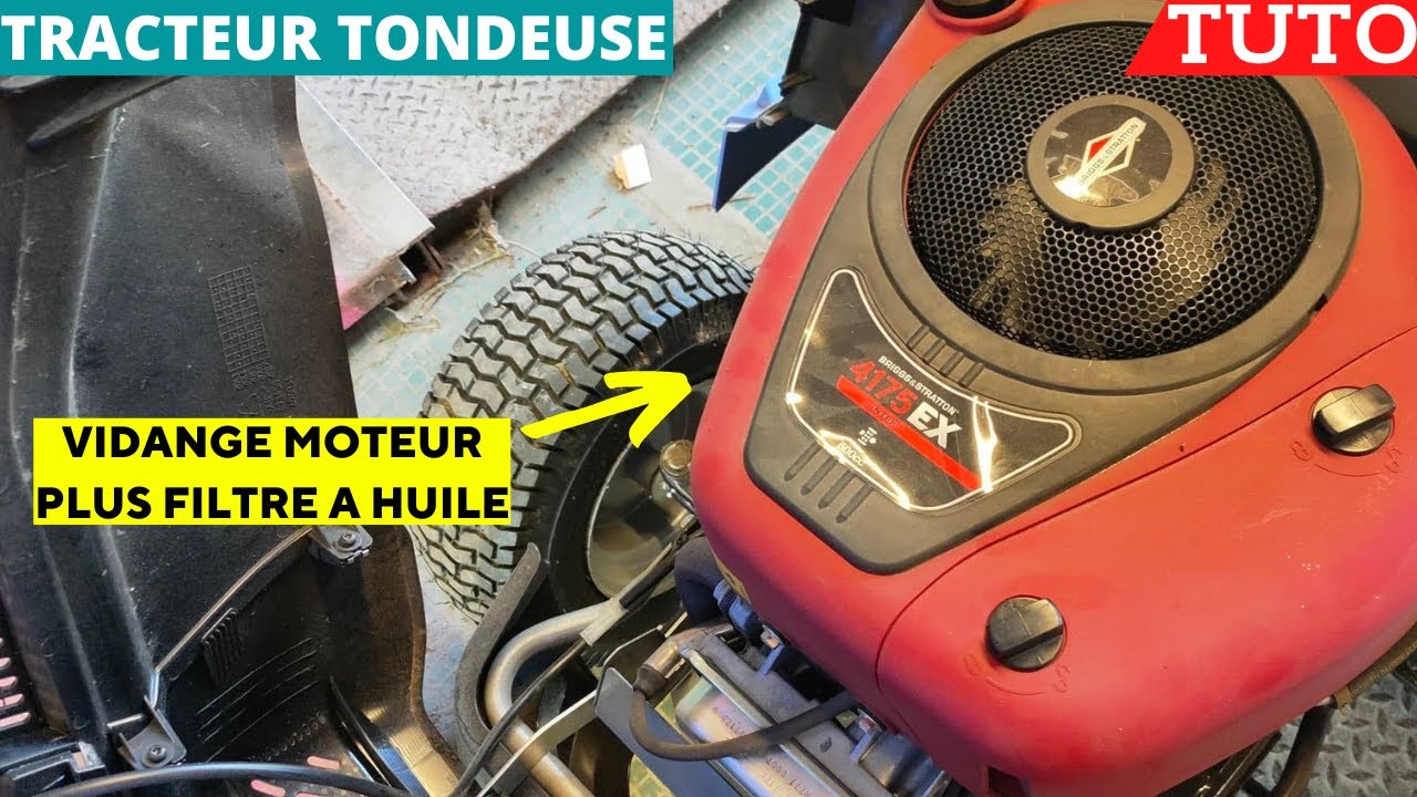 Vidange Tondeuse Briggs Stratton