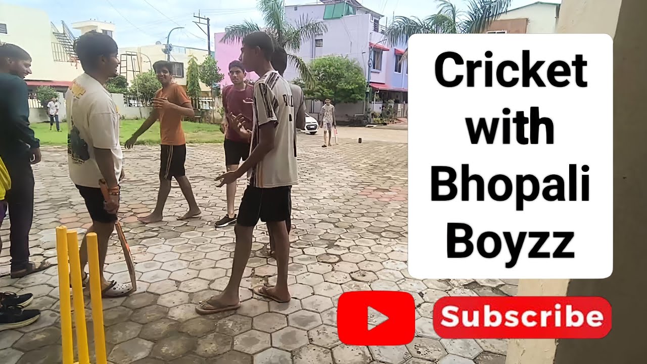 Gully cricket with Bhopali Boyzz 📸🏏 #youtubevideo - YouTube