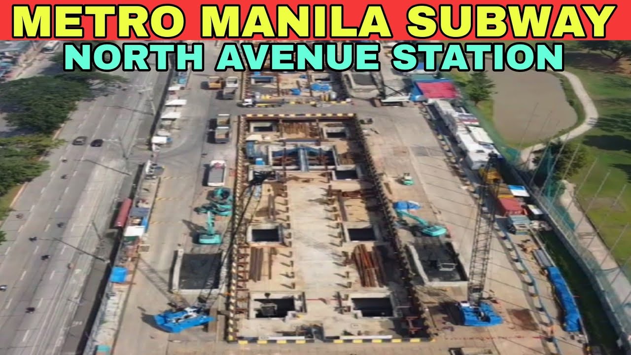Manila Subway/Metre Manila Subway North Avenue Station Quezon City ...