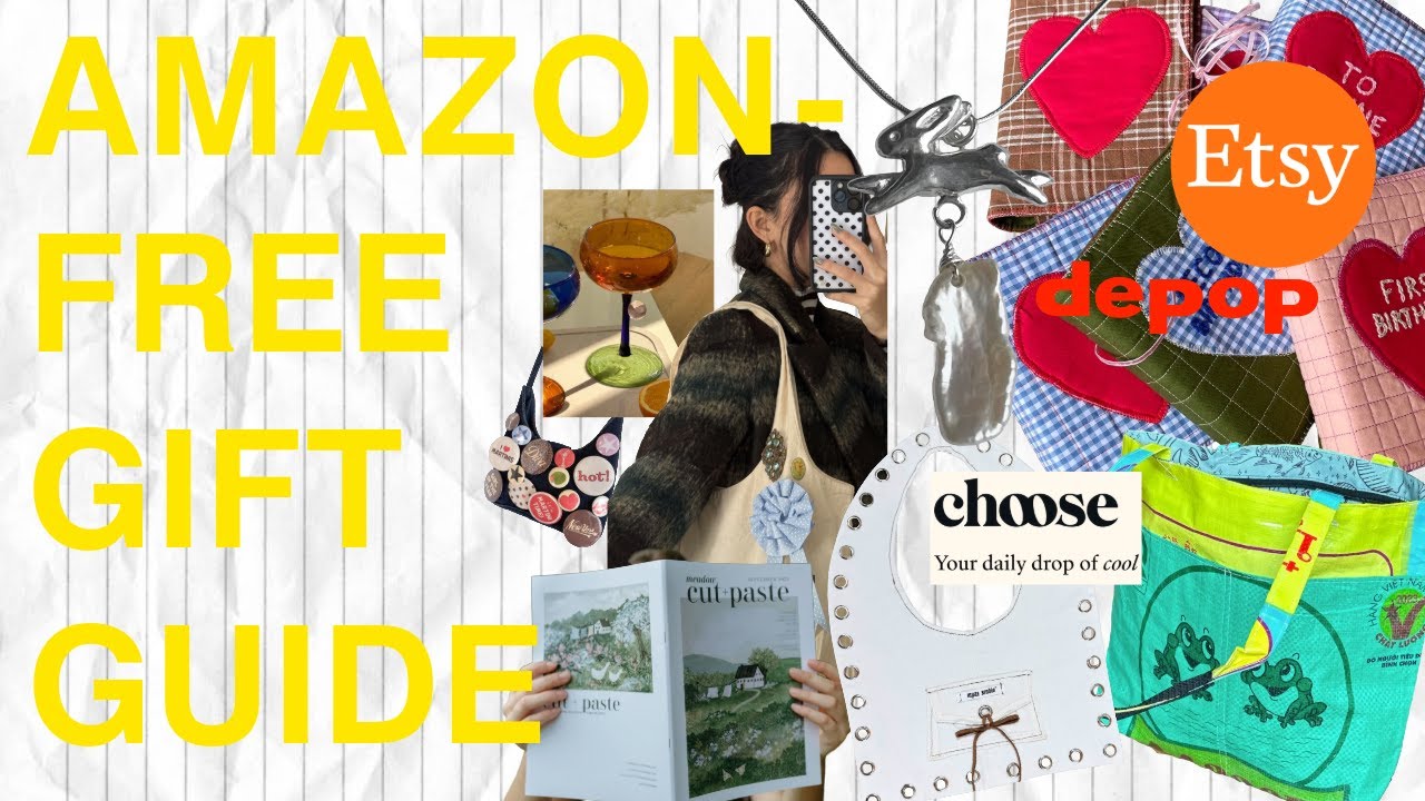 amazon-free gift guide | small businesses, sustainable brands, etc ...