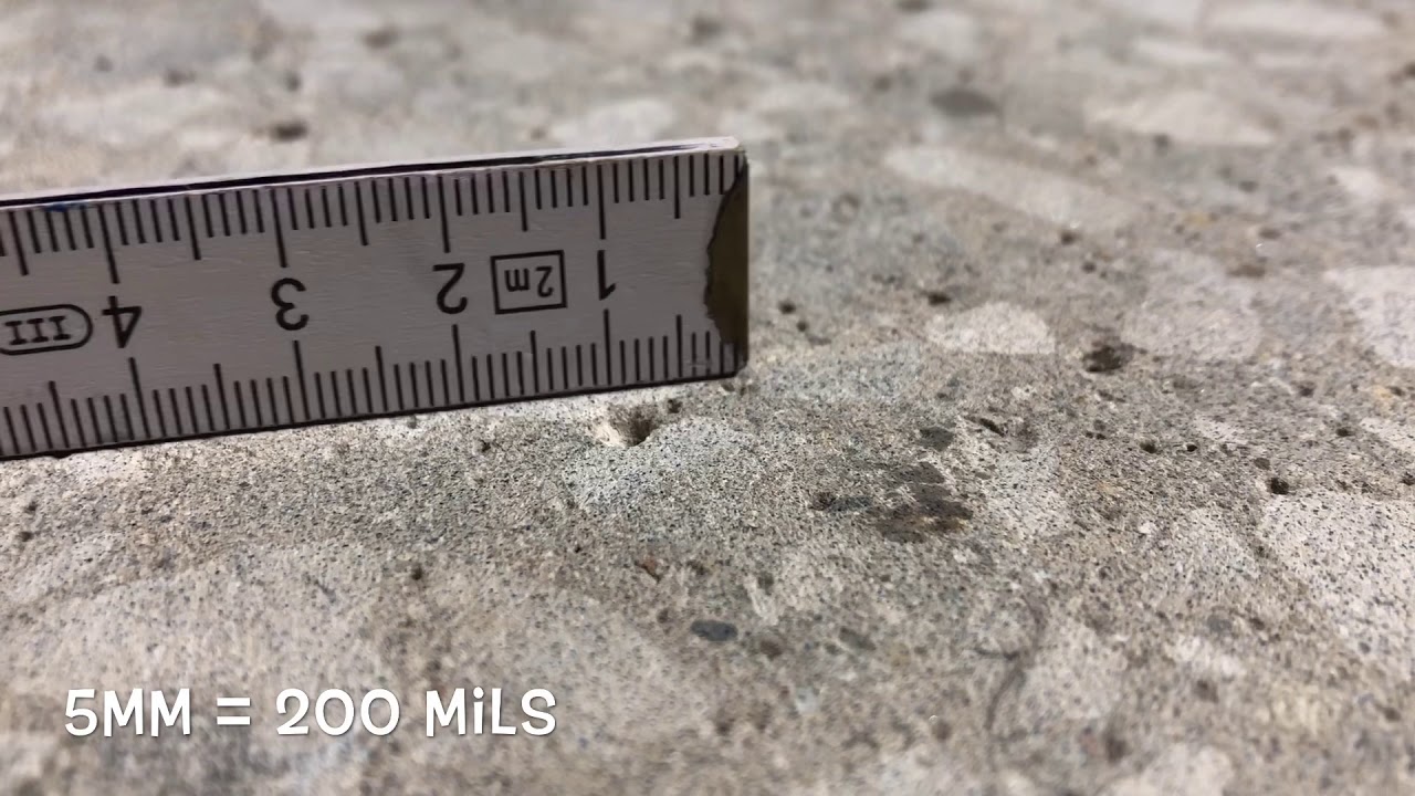 How To: Pitted Concrete Priming - YouTube