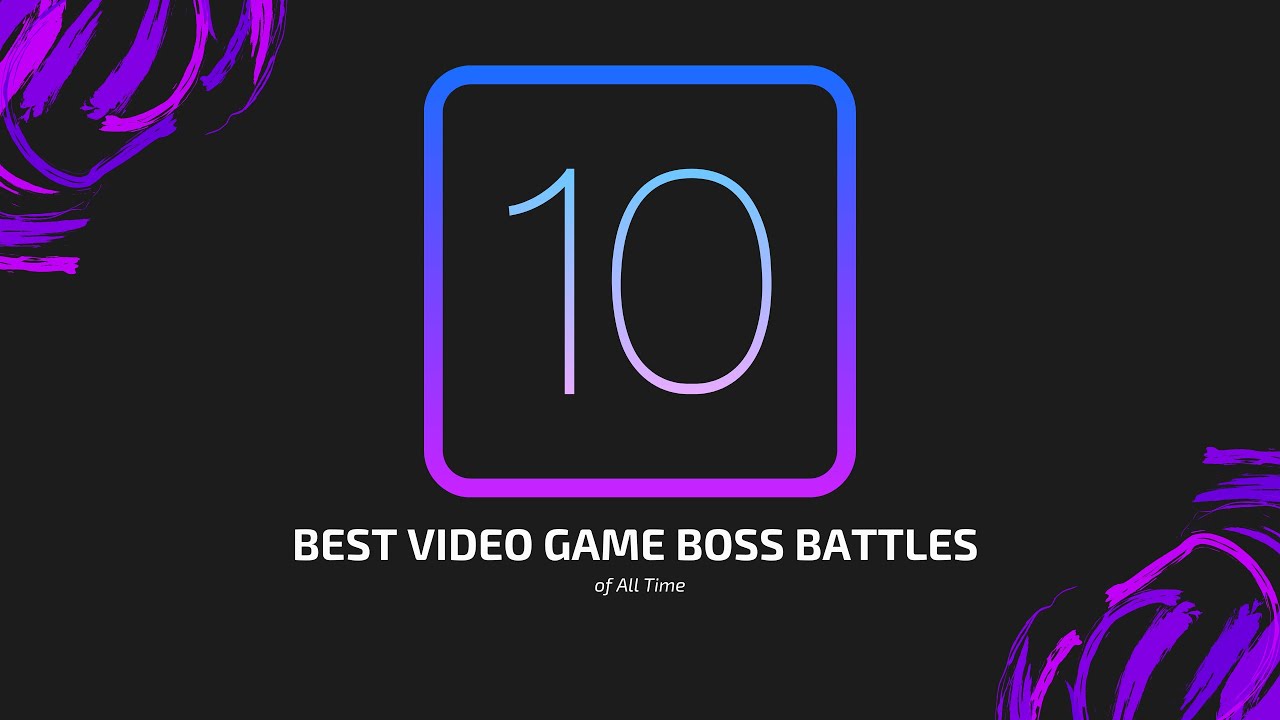 Top 10 Best Video Game Boss Battles of All Time - YouTube