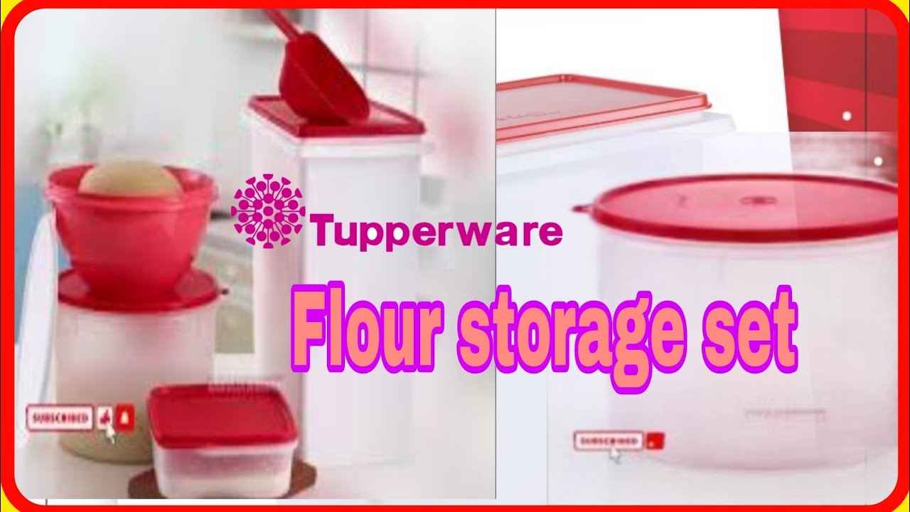 Tupperware 2021 Flour Storage set. Tupperware India, Hyderabad. - YouTube