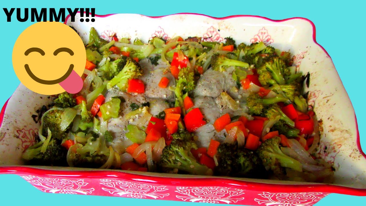 Baked Kingfish With Vegetables #youtube - YouTube