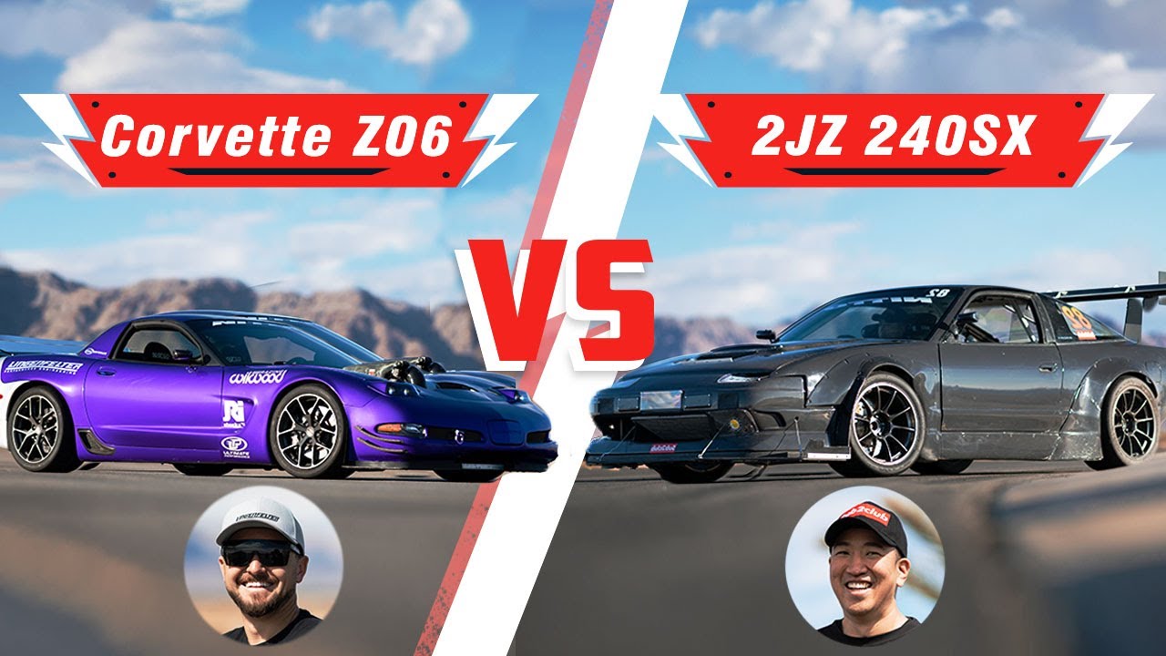 Z06 Corvette vs 2JZ 240SX | Driver Battles - YouTube