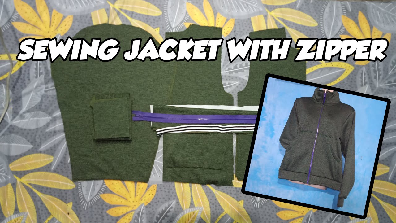 SEWING JACKET WITH ZIPPER - YouTube