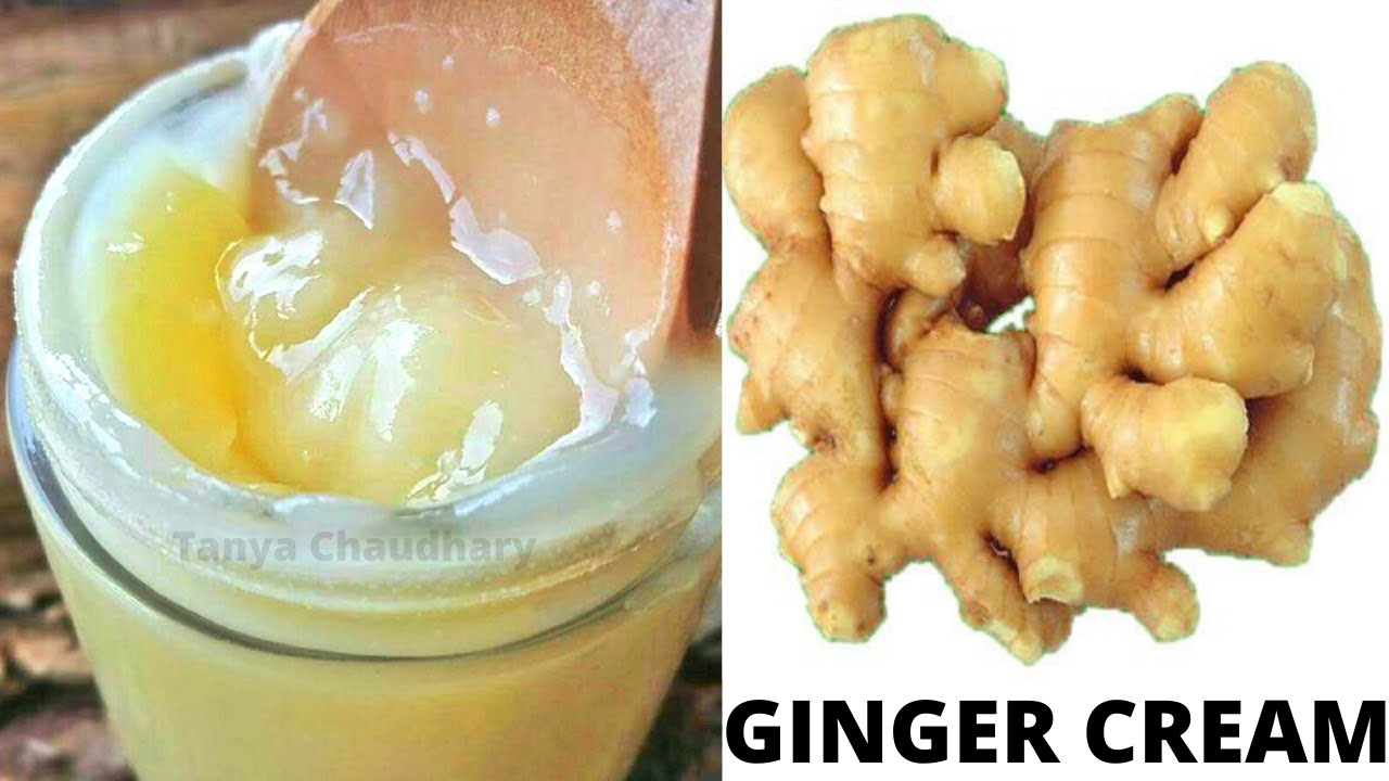 DIY Ginger अदरक Cream | Skin Lightening & Anti-Aging Cream | Remove ...