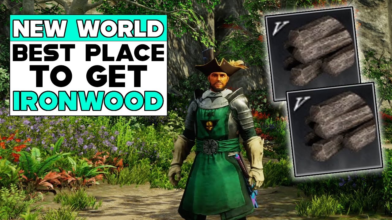 New World BEST Place To Get IRONWOOD (2000+ Per Hour) - YouTube