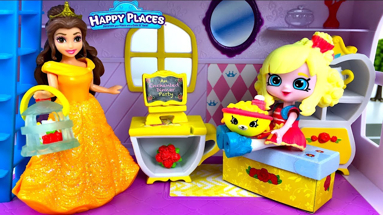 DISNEY HAPPY PLACES SHOPPIES PRINCESA BELLA SE MUDA EN SU NUEVA CASA ...
