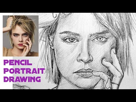 Master the Art of Realistic Portrait Drawing with Just a 4B Pencil ...