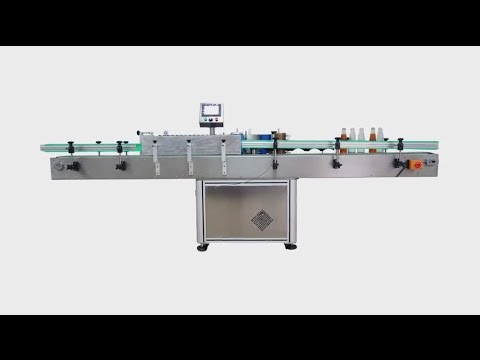 Automatic cold glue labeling machine for can, bottle - YouTube