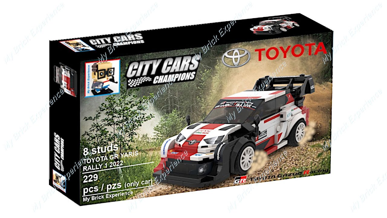 LEGO MOC Speed Champions - Toyota GR Yaris Rally 1 (REWORK) - YouTube