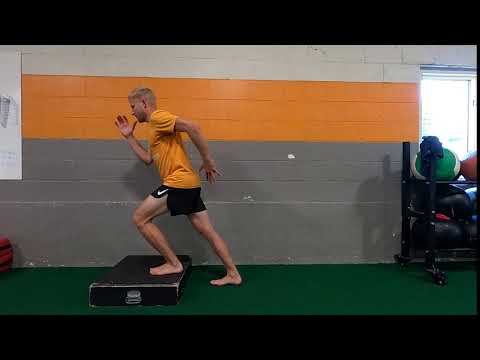 Single Leg Reverse Step Down - YouTube